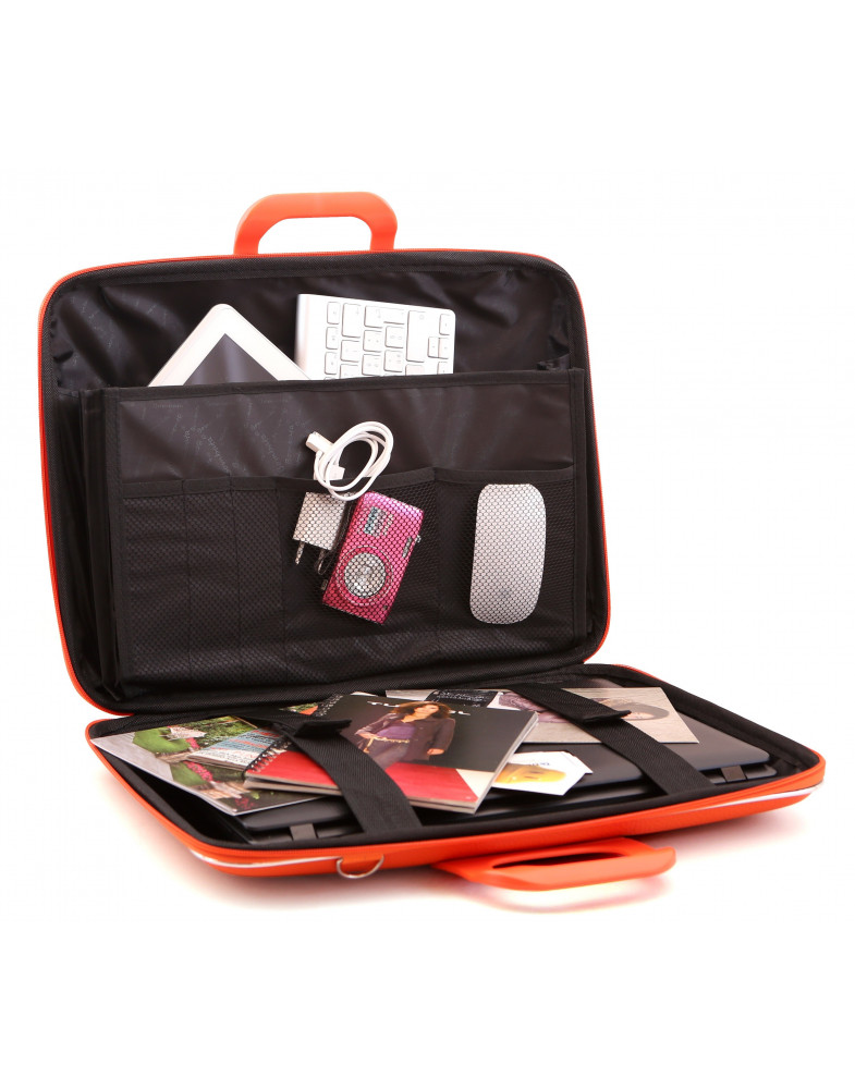 MALLETTE CLASSIC MAXIBOMBATA VINYLE 17" BLEU COBALT